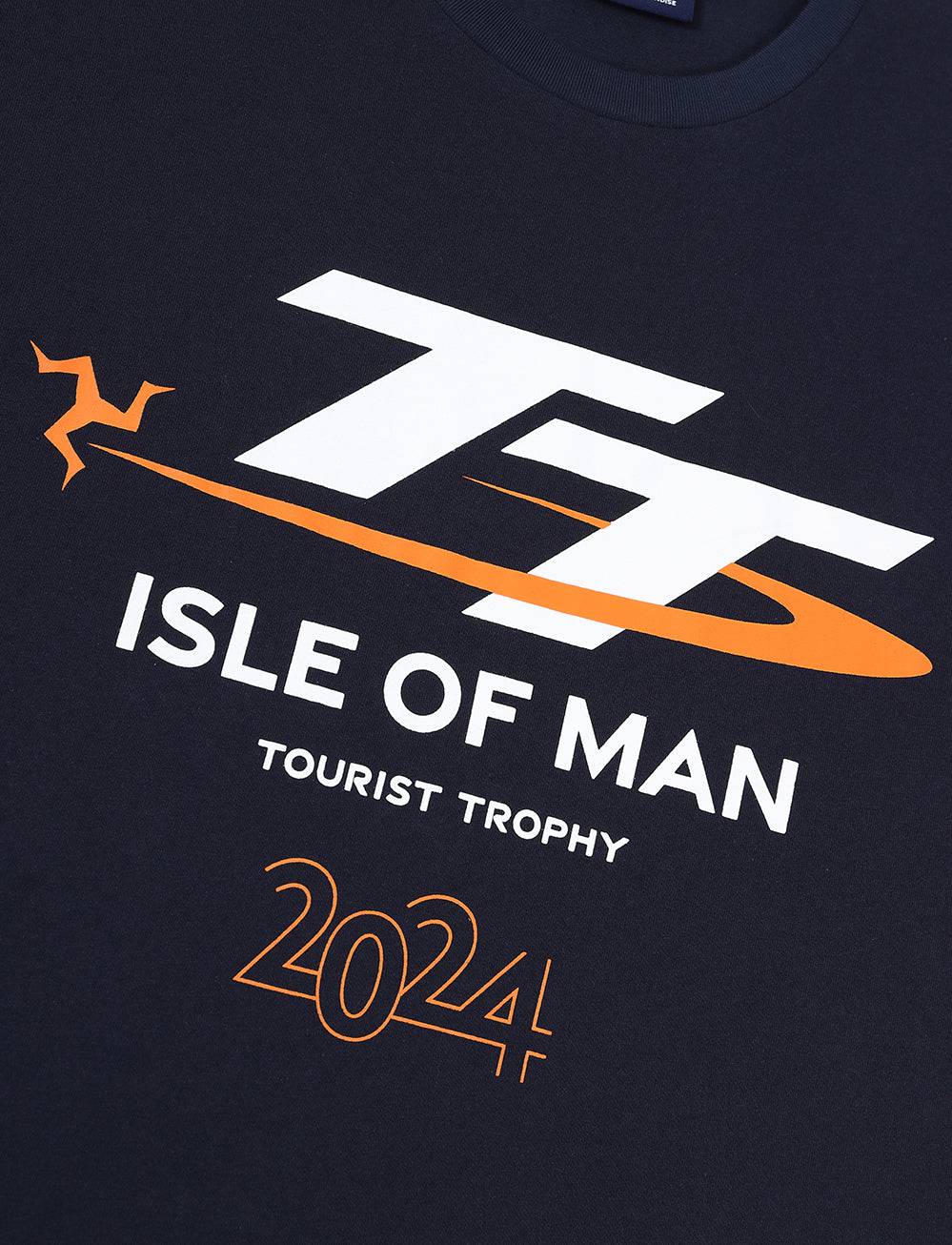 TT Races Signature Logo T-Shirt - Navy | Isle of Man TT Races Official ...